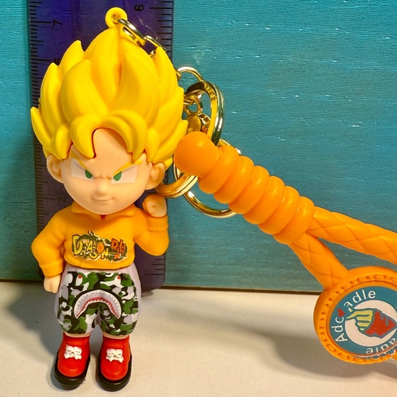 Toys | Dragon Ball Z Keychain Goten With Yellow Hair | Poshmark